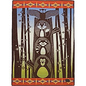 PENDLETON Jacquard Muchacho Baby Blanket, Turquoise, One Size