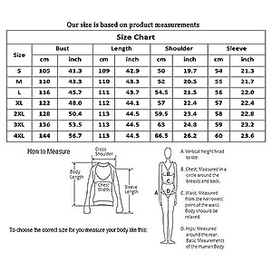 Jofemuho Womens Classic Long Jean Jacket Plus Size Loose Long Sleeve Button Down Denim Jacket Trench Coat Blue 3XL