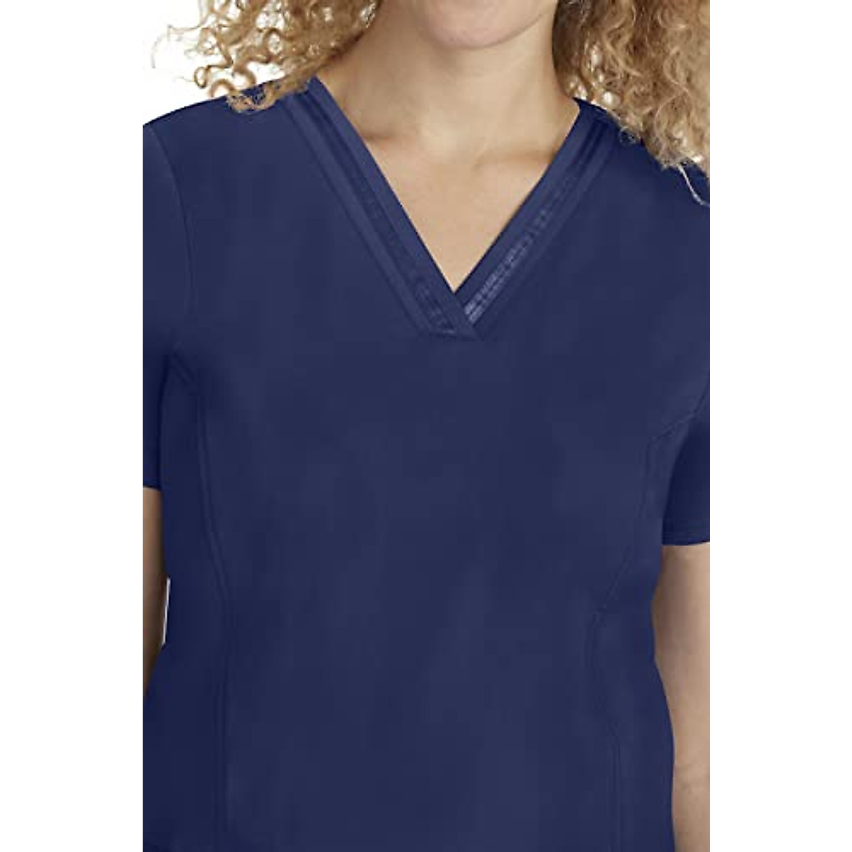 Healing Hands Scrubs Top 3 Pocket V-Neck 2278 Jasmin Womens Scrub Top Purple Label Scrubs for Women Navy M