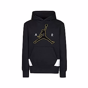 Nike Metallic PO Boys Active Hoodies Size L, Color: Black/White