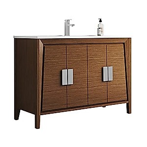 Fine Fixtures Imperial Collection 48" Single Bathroom Vanity Cabinet Set, Wheat