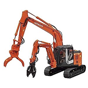 Hasegawa HSW04 1:35 Scale Hitachi Double Arm Construction Machine Astaco Neo Plastic Model