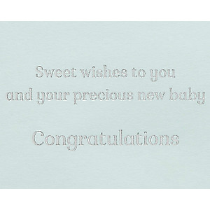 Papyrus New Baby Card (Sweet Wishes)