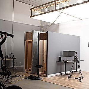 VIVO Universal Heavy Duty Mobile Tripod Trolley Designed for DSLR Cameras, Videos, Studio Lights, Adjustable Professional Tripod Dolly with Wheels, Black, CART-CAM1