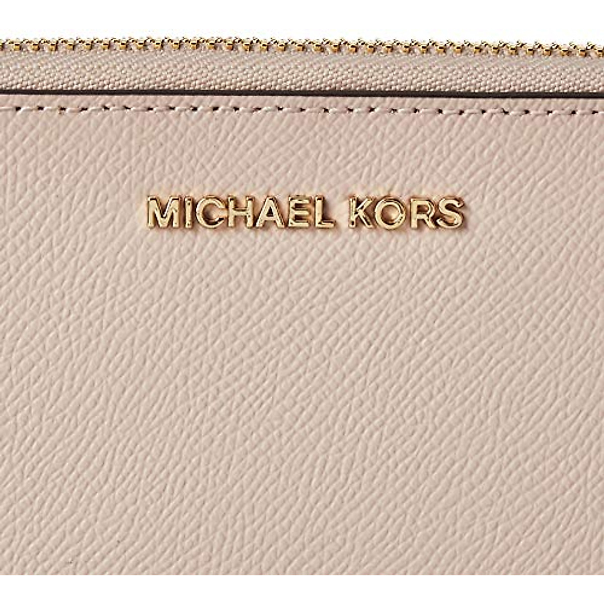 Michael Kors Jet Set Travel Large Flat Multifunction Women's Leather Phone Case Soft Pink One Size