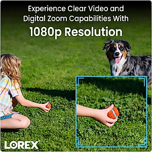 Lorex 1080p Wired WiFi Smart Video Doorbell Camera w/No Subscription Fee - Smart Security Lighting, Motion Detection, 2 Way Talk, Includes 32GB MicroSD (Slate)