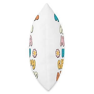 MIYA Name Gift Groovy Outfits For Women Cute Retro Girls Groovy Miya Personalized Name Throw Pillow, 18x18, Multicolor