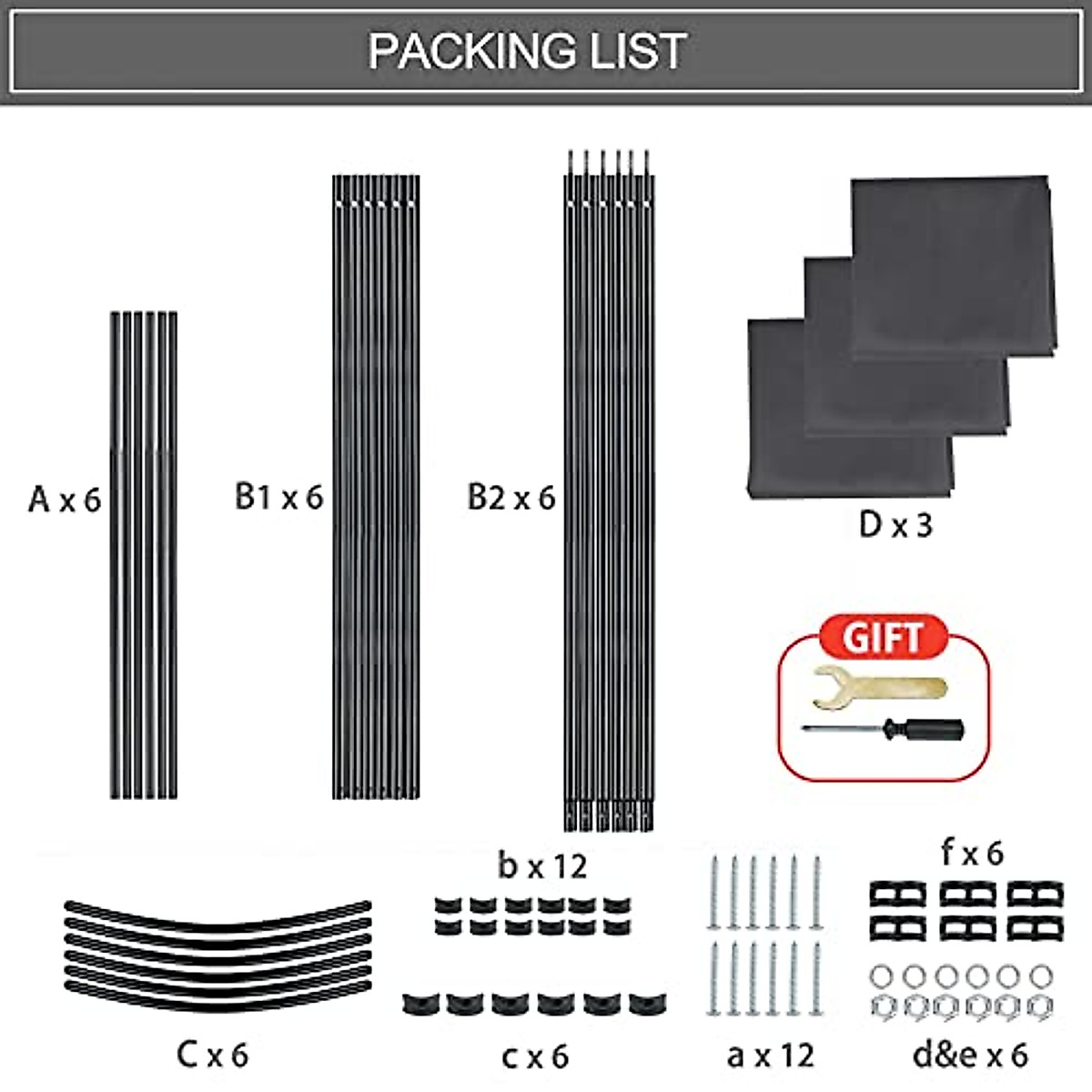 Partition Room Dividers 3 Panel Folding Privacy Screens 6 Ft Portable Office Walls Dividers for Room Separator 102"x20"x71", Grey