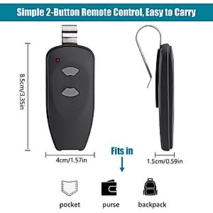 LAWOHO M3-2312 Clone Copy Remote Controls Compatible with Marantec 315MHz Garage Door Openers & Keyless Entry Keypad, for Marantec M4500e, 4700, M55, Martin DC3700e (1 Pcs)