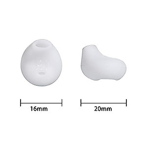 20 Pieces Silicon Replacement Earbuds Tips Cover Ear Gels Buds for Samsung Galaxy Note 5te 7/S7/S6/S6 Edge Earbuds