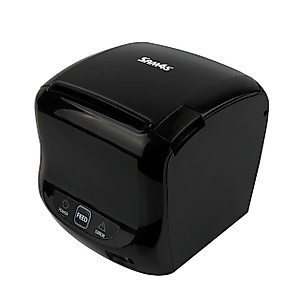 SAM4s GIANT100 Compact 3" Thermal POS Printer USB Serial Ethernet, Splash Cover Included, Black