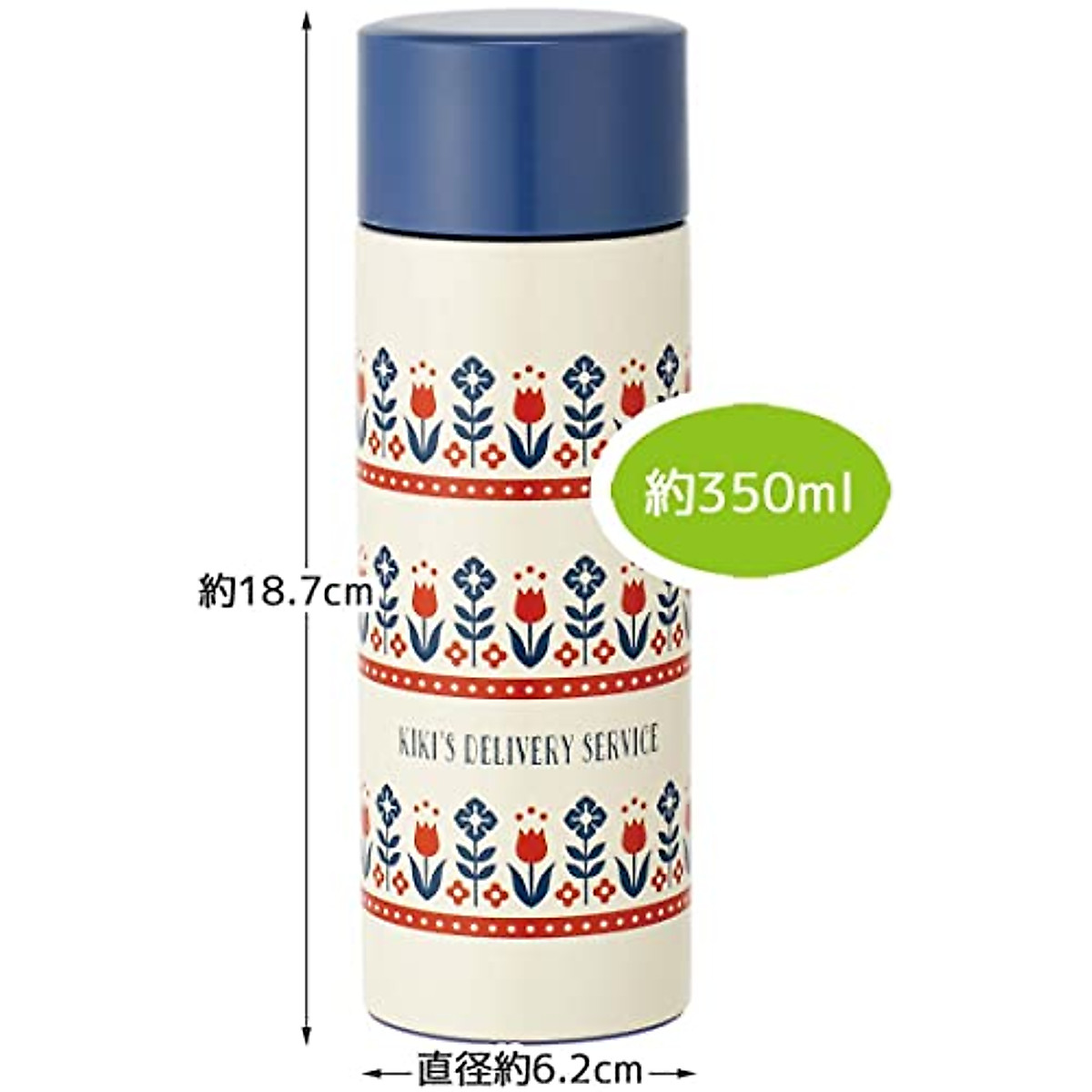 Skater SMBC4B-A Stainless Steel Mug Bottle, Kiki's Delivery Service, Studio Ghibli, 11.8 fl oz (350 ml), Water Bottle