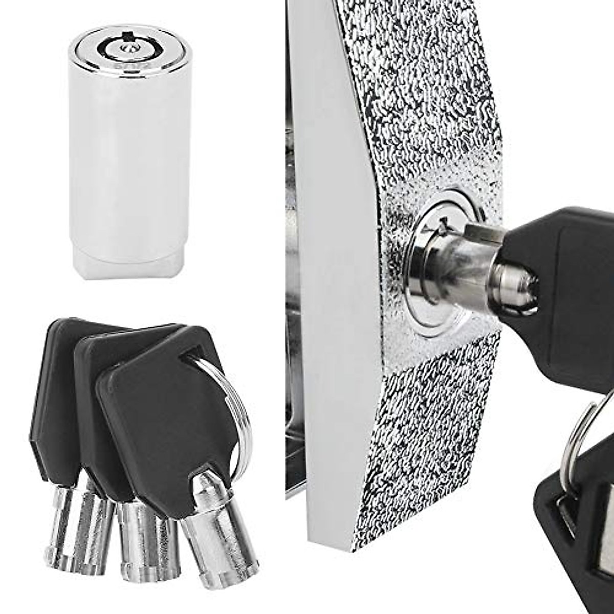 Fire Alarm Keys Vending Machine Key Zinc Alloy Color Single Opening Key Vending Machine Lock Cylinder for Automatic Selling Machines Industrial Tank Safe Box