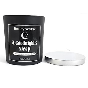 Beauty Walker A Goodnight's Sleep Candle - Lavender Chamomile 100% Natural Organic Soy Wax