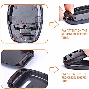 Latest best Keyless Entry Key Fob Case Shell fit for Honda 2003-2009 Accord 2005-2010 CR-V Pilot Ridgeline Civic Remote Control Key Fob 3+1 Buttons Replacement Cover Blank (1pcs)