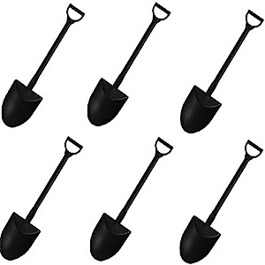 50PCS Plastic Disposable Mini Ice Cream Dessert Spoon Shovels Pudding Yogurt Spoons for Family or Party