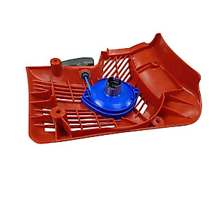 ENGINERUN Recoil Rewind Start Starter Cover Assembly Compatible with Husqvarna Partner K750 K760 Concrete Saw OEM 506385613 506 38 56-13