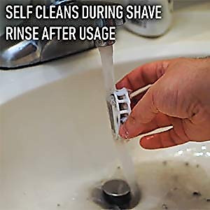 Premium OmniShaver Special - Free Hot Water Tong! Fastest Way to Shave Head, Legs, Arms, Body | an Alternative to Disposable Shaving Razors Self Cleans & Strops During Use