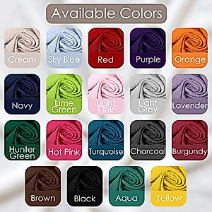 Personalized Towels Set - 3 Pack Super Soft & Absorbent Turkish Cotton Towels for Bathroom, Spa, Gym, Pool and Hotels - Includes 1 Bath Towel, 1 Hand Towel, 1 Washcloth - Lavender Towel Set