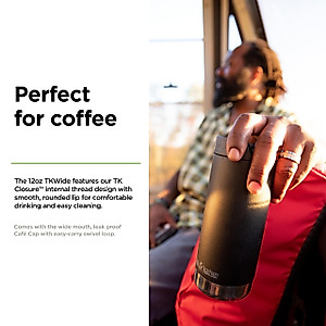 Klean Kanteen TK Wide 12 Oz Black