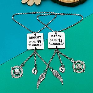 Loss Memorial Gifts Rearview Mirror Hanging Ornament Loss of Baby Sympathy Gift Loss of Child Miscarriage Keepsake in Memory of Infant Pregnancy Infant Loss Car Ornament Interior Accessories Set