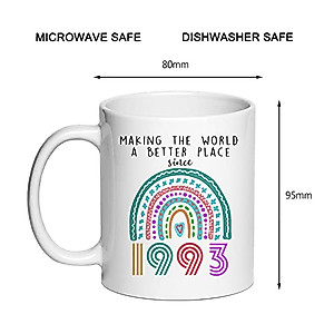 SIUNY 30th Birthday Gifts for Women and Men, 30th Bday Gift Idea for Mom Dad Husband Wife, Birthday Gifts For 30 Year Old Woman, Gifts For 30 Year Old Woman Man, Novelty 30 Year Old 11 oz Coffee Mug
