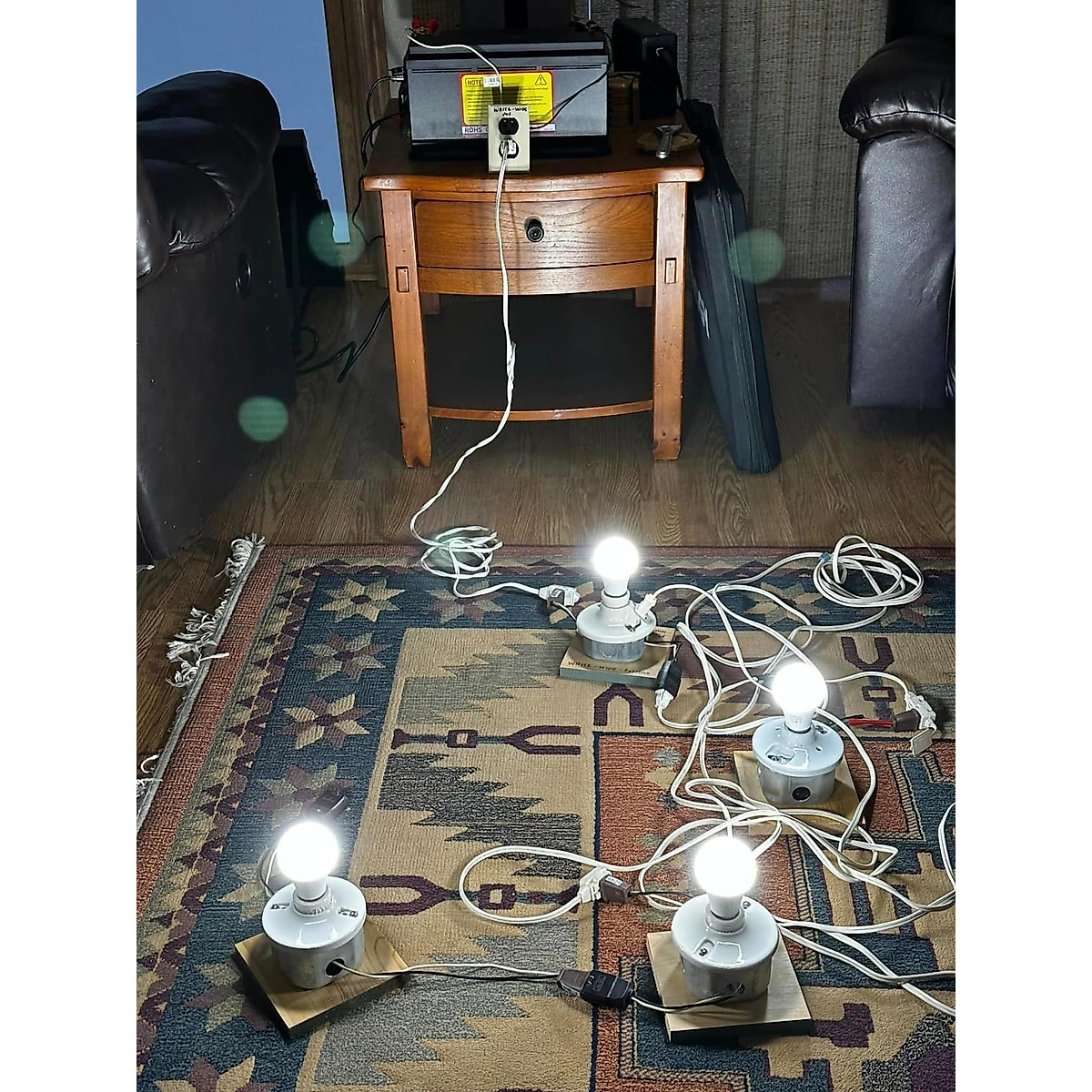 KAKEMONO 12V LED Light Bulb 7W AC/DC10-30V Low Voltage E26 Base 2700K Warm White,60watt A19 Bulbs Equivalent,Landscape RV Camper Marine Boat,12volt Battery Power System Off Grid Solar Lighting,2Pack