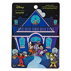 Loungefly Disney Mickey & Friends Halloween 4Pc Pin Set