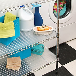 Con-Tact Brand Premium Plus Non-Adhesive Shelf and Drawer Liner, 18" x 6', Crystal Clear