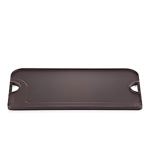 Le Creuset Enameled Cast Iron Giant Reversible Grill/Griddle, 10" x 18.5", Licorice