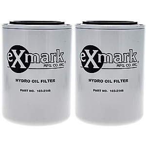 2 PK Genuine Exmark 103-2146 Hydro Oil Filter Lazer Z XP XS Front Runner DS OEM
