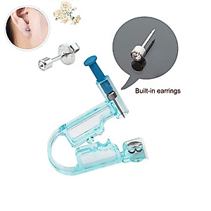 Refesta Ear Piercing Gun Kits, 8 Pcs Earring Piercing Unit Kit with Ear Stud and 1 Pcs Aid Piercing Tool