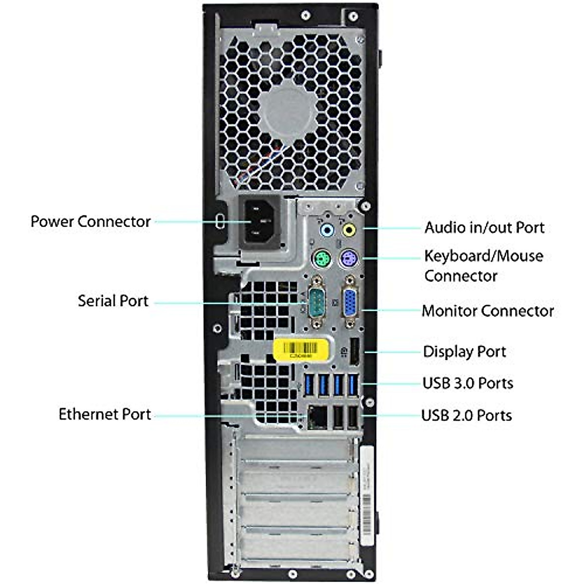 HP Elite SFF Computer Desktop (Intel Core i5 Processor, 16GB Ram, 2TB HDD, Dual 19 Inch LCD Monitor, WiFi, Bluetooth 4.0, DVD-RW, New Keyboard & Mouse) Windows 10 Home (Renewed)