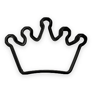 Crown Cookie Cutter with Easy to Push Design (4 inch)