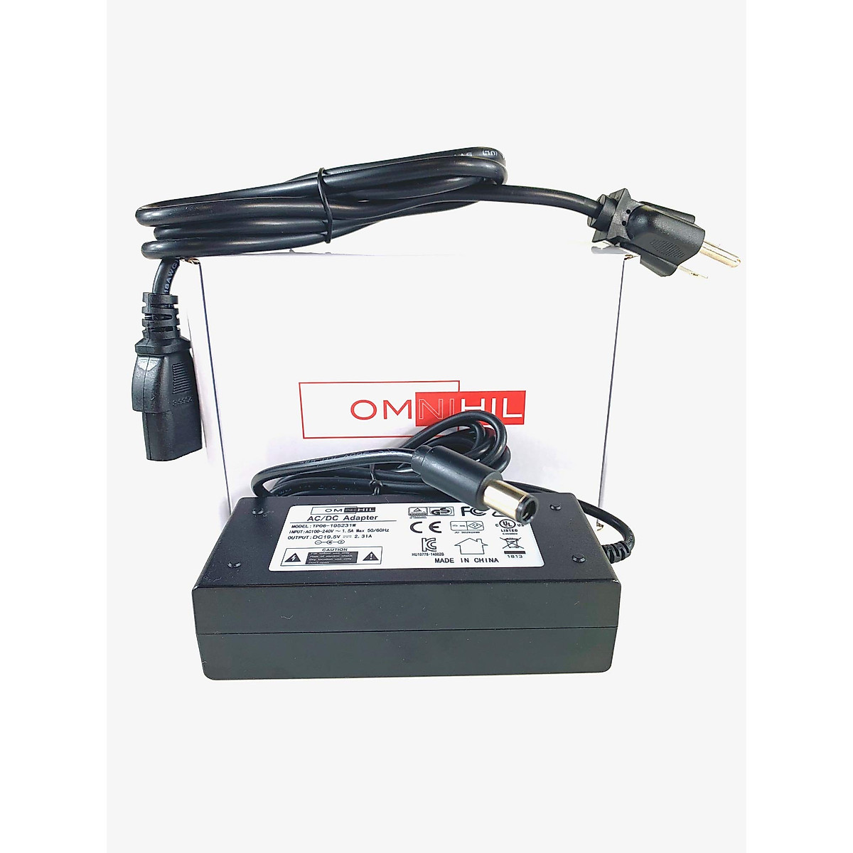 Omnihil AC/DC Adapter Compatible with Adapter Tech ATS050T-P/A121 50 Watt Power Supply Adaptor