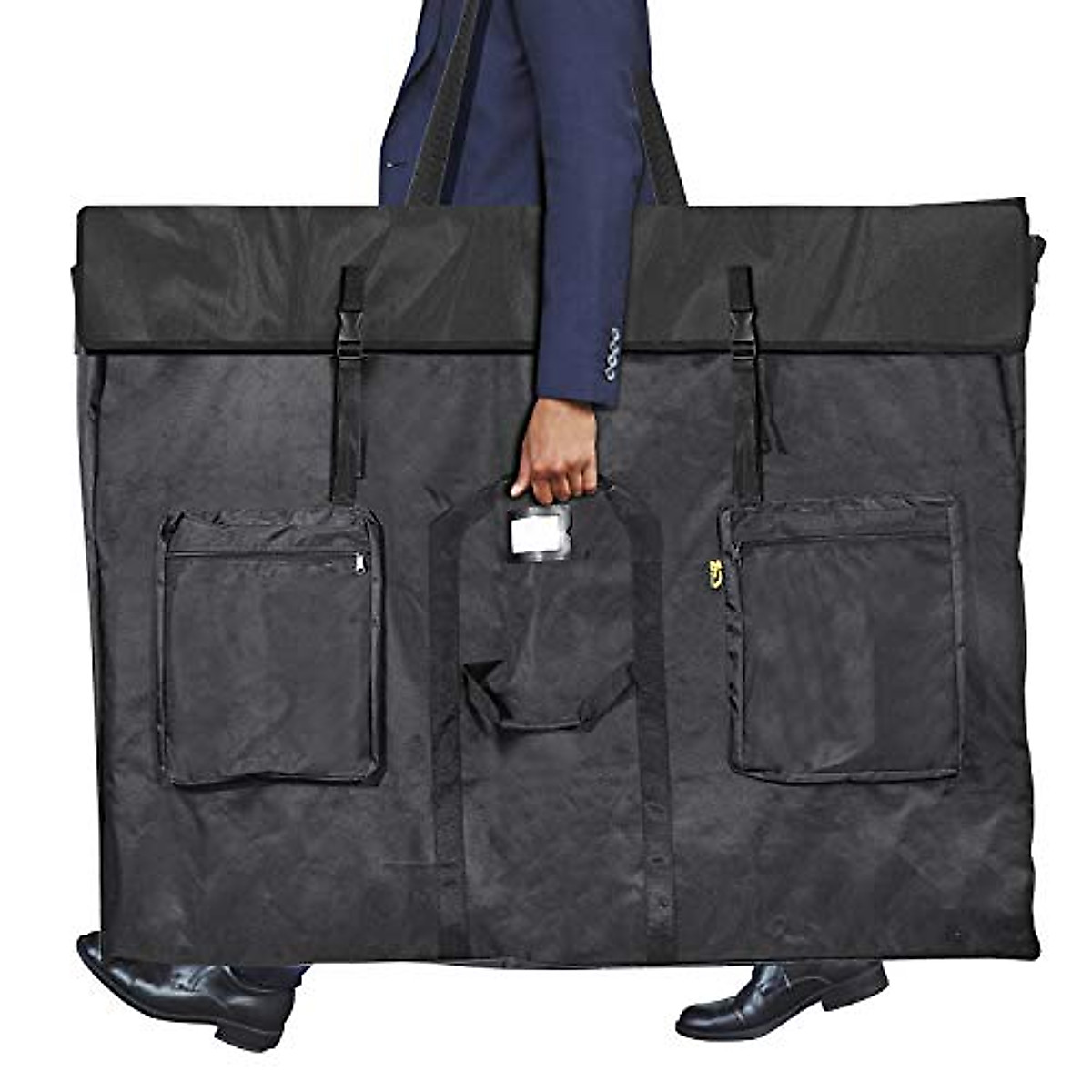 1st Place Products Premium Oversized Transport Case 38 x 50 Inches - Soft Sided - Water Resistant - Great for LCD Screens, Monitors, TVs, Picture Frames, Art Portfolio - Shoulder Strap & Carry Handles