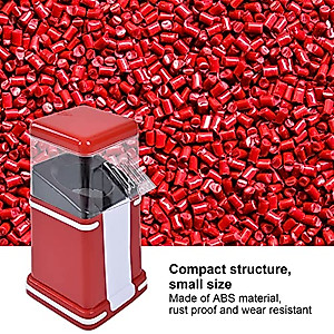 Jauarta Electric Popcorn Maker Hot Air Design Compact Structure 1200W Popcorn Popper Machine for Family Party (US Plug 110V)