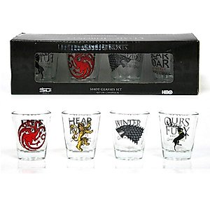 Game Of Thrones Shot Glasses (Set of 4)