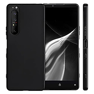 kwmobile Case Compatible with Sony Xperia 1 III Case - Soft Slim Protective TPU Silicone Cover - Black