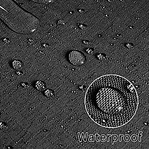 Black Shower Curtain with Snap in Liner Set, Polyester Shower Curtains for Bathroom,Waterproof Shower Curtain with 12 Hooks, Machine Washable, Heavyweight Fabric & Mesh Top Window 72 X 72 Inches