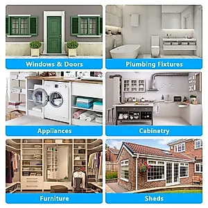 Heavy Duty Plastic Shims for Indoor/Outdoor Use - 16 Pack Wedges for Furniture, Appliances, DIY Furniture Levelers