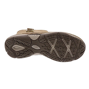 Easy Spirit Women's Elton Ankle Boot, Taupe Suede, 7.5 Wide