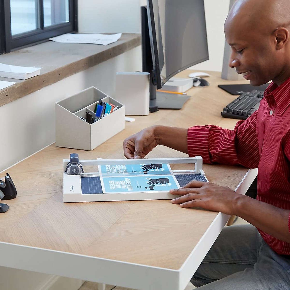 Swingline Paper Cutter, 12" Cut Length, 10 Sheet Capacity, ClassicCut 1210P (G7010008)