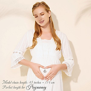 EUDORA Harmony Bola Snowflake Blue Winter Snow Baby Tone Musical Chime Ball Pendant Pregnancy Necklace