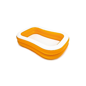 INTEX 57181EP Swim Center Inflatable Family Pool: 159 Gallon Capacity – 90" x 60" x 19" – Color May Vary