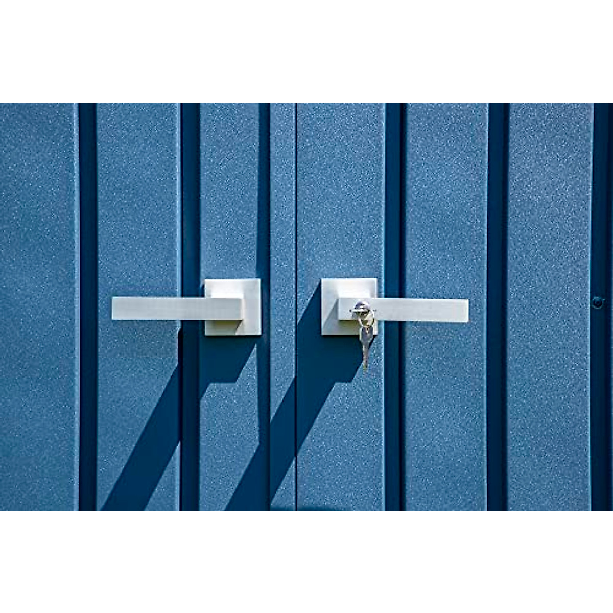 Arrow Shed Elite 12' x 12' Outdoor Lockable Gable Roof Steel Storage Shed Building, Blue Grey