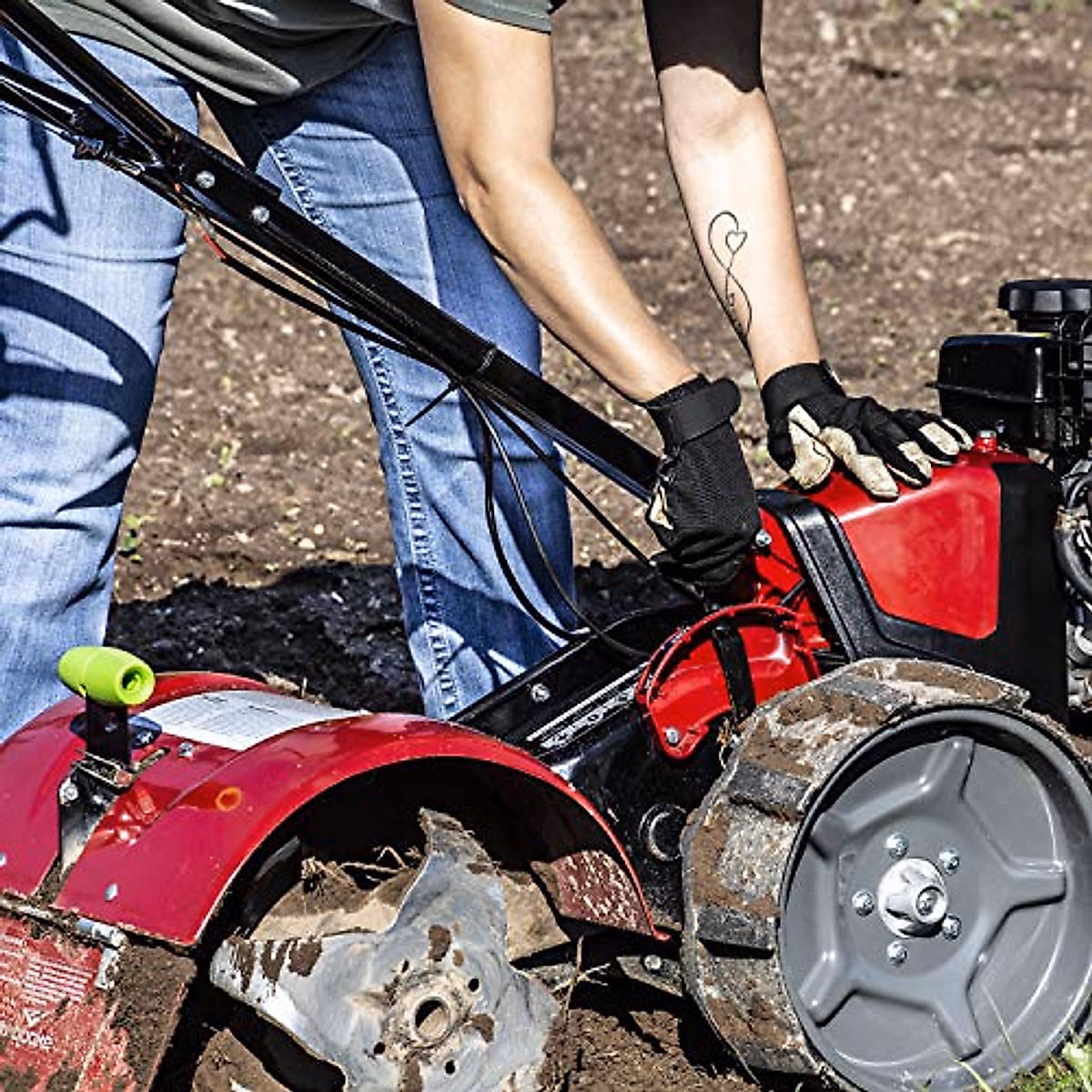 EARTHQUAKE 37037 Pioneer Dual-Direction Rear Tine Tiller, Red/Black