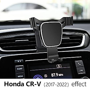 LUNQIN Car Phone Holder for 2017-2022 Honda CR-V CRV SUV Auto Accessories Navigation Bracket Interior Decoration Mobile Cell Phone Mount