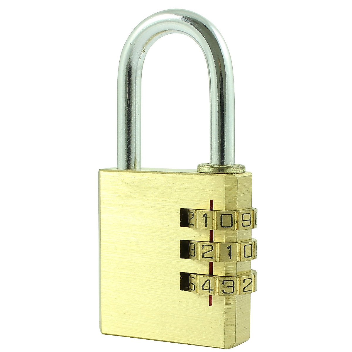 TIMco CP28 Combi Padlock 28mm - Brass 1 pc