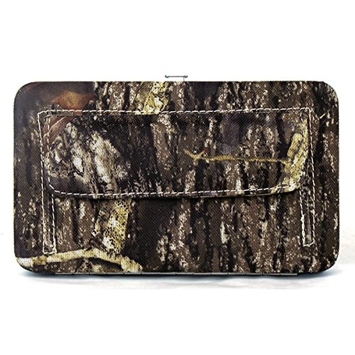 Western Handbag Camouflage Gun Pistol Pocket Camo Rhinestone Purse With Matching Wallet (BLUE)